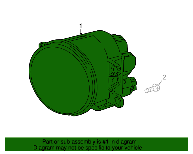 2015-2020 Toyota Fog Lamp Assembly 81210-0E050 | Sparks Parts