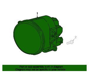 2015-2023 Toyota Fog Lamp Assembly 81220-0E030 | Toyota Parts Center