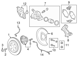 2016-2024 GM Brake Pads Rear 84769879 GM | GMPartsDirect.com