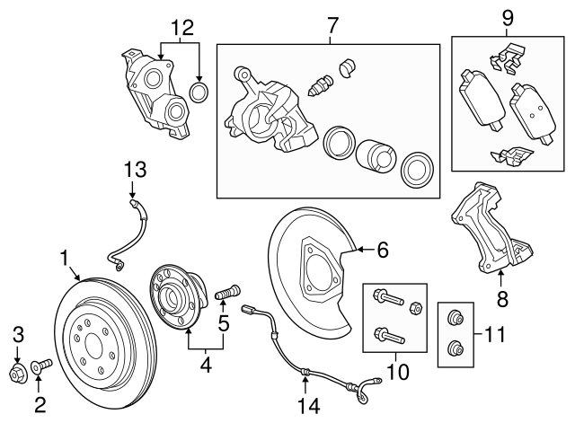 2008-2022 GM Brake Caliper Guide Pin Kit 13504030 | TascaParts.com
