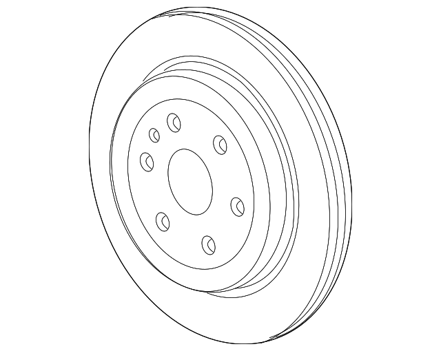 2017-2023 GM Rear Disc Brake Rotor 13516726 | GMPartsDirect.com