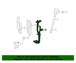 37821-5WJ-A00 - Bracket Powertrain Control Module - 2018-2020 Honda ...