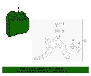 44050-02701 - Modulator Valve - 2015 Toyota Corolla | OEM Genuine ...
