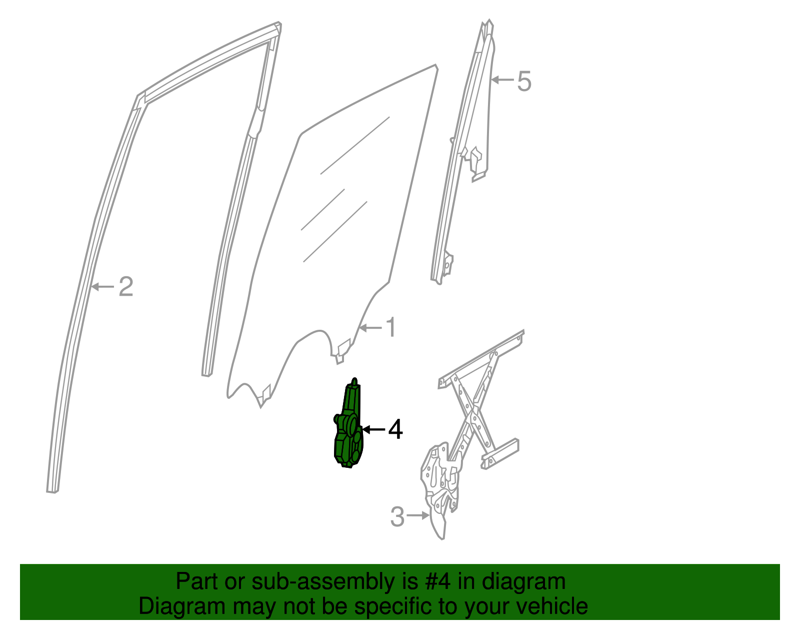 2013-2020 Infiniti Power Window Motor 82731-3KG0A | AutoNationParts.com