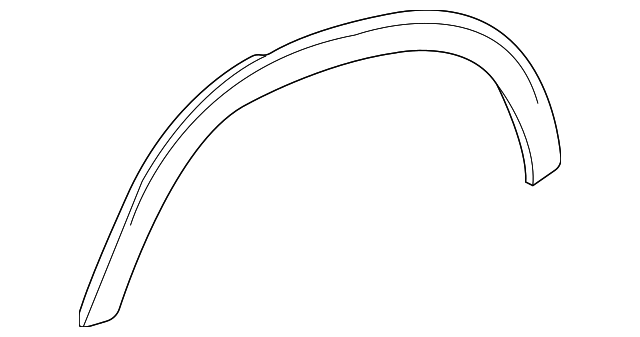 Wheel Arch Cover 167-880-46-05-9999 | Mercedes-Benz Parts