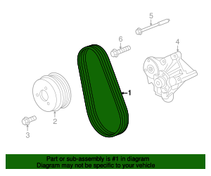 2010-2013 Land Rover Belt LR012663 | OEM Parts Online