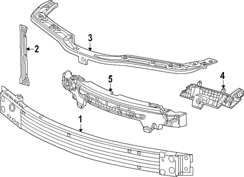 Bumper & Components - Front for 2025 Buick Encore GX | GM Parts Center