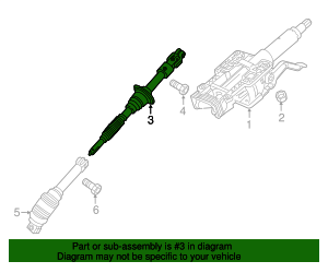 84530611 - Intermediate Steering Shaft 2015-2022 GM | AutoNationParts.com