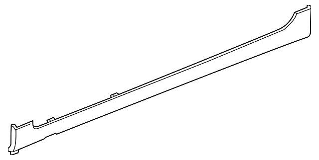 2011-2016 Chevrolet Primed Passenger Side Rocker Panel Molding 95215111 ...