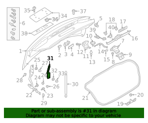 8W7-827-604 - Mount 2018-2023 Audi | Audi OEM Parts