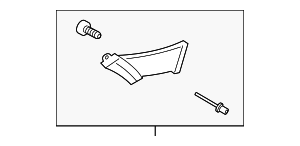 2014 Hyundai Sonata Radiator Support Air Deflector 86568-3Q700 ...