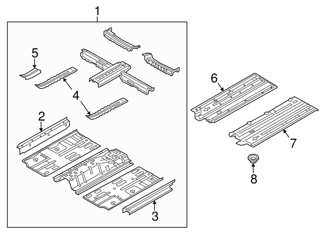 84145-A7000 - Under Cover 2014-2016 Kia | Kia.Parts Store