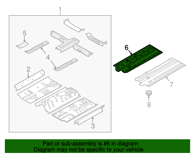 84145-A7000 - Under Cover 2014-2016 Kia | Kia.Parts Store