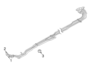 2004-2015 Nissan Rear A/c Cooler Pipe (ta60 Armada) 92460-ZW00A ...