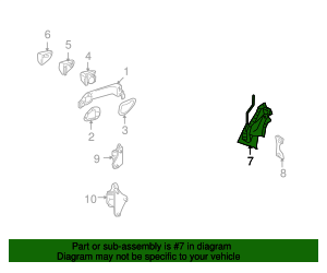 2006-2012 Mercedes-Benz Lock Assembly 1647201035 | AutoNationParts.com