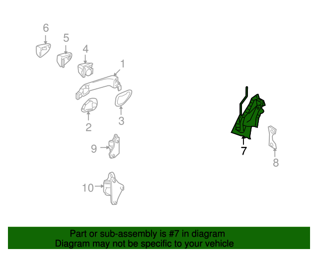 2006-2012 Mercedes-Benz Lock Assembly 1647201035 | AutoNationParts.com