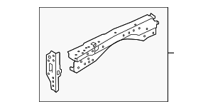 2015-2020 Nissan Murano Inner Rail G5111-5AAMA | TascaParts.com