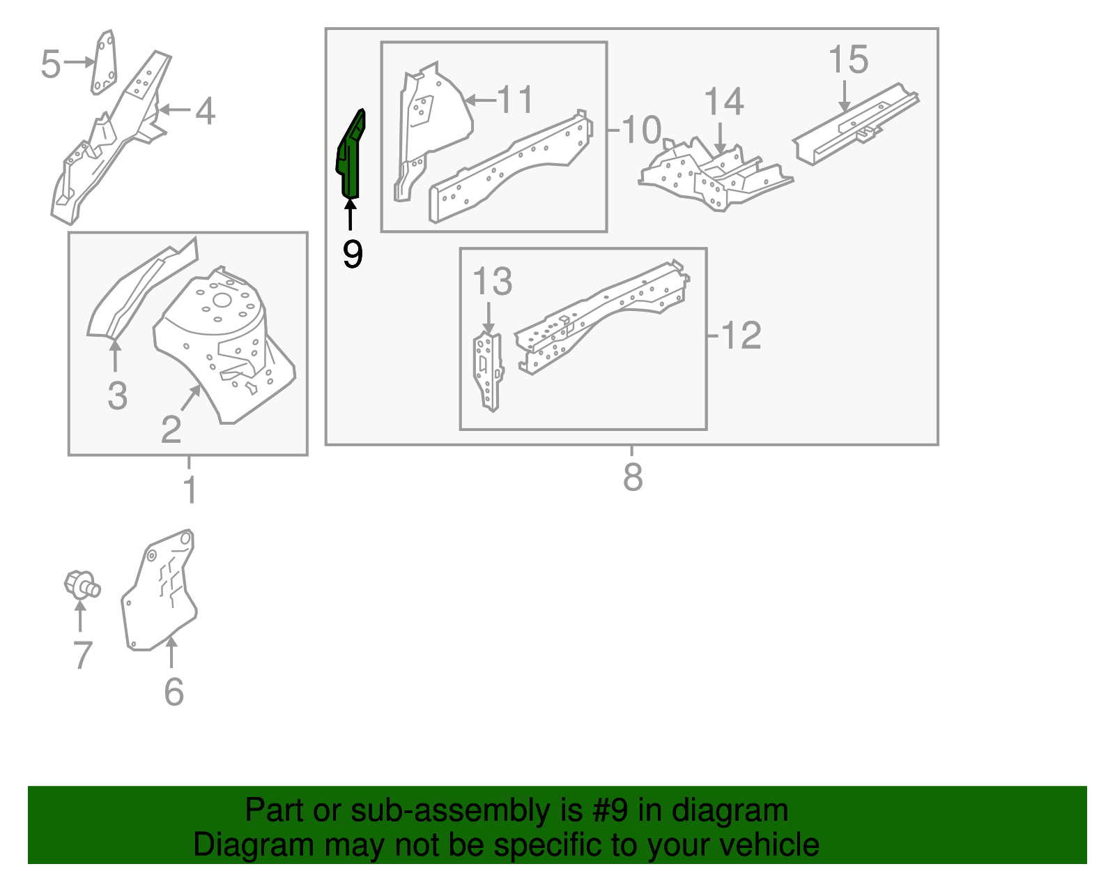 F2520-5AAMA - Side Support 2015-2024 Nissan Murano | Nissan Parts ...