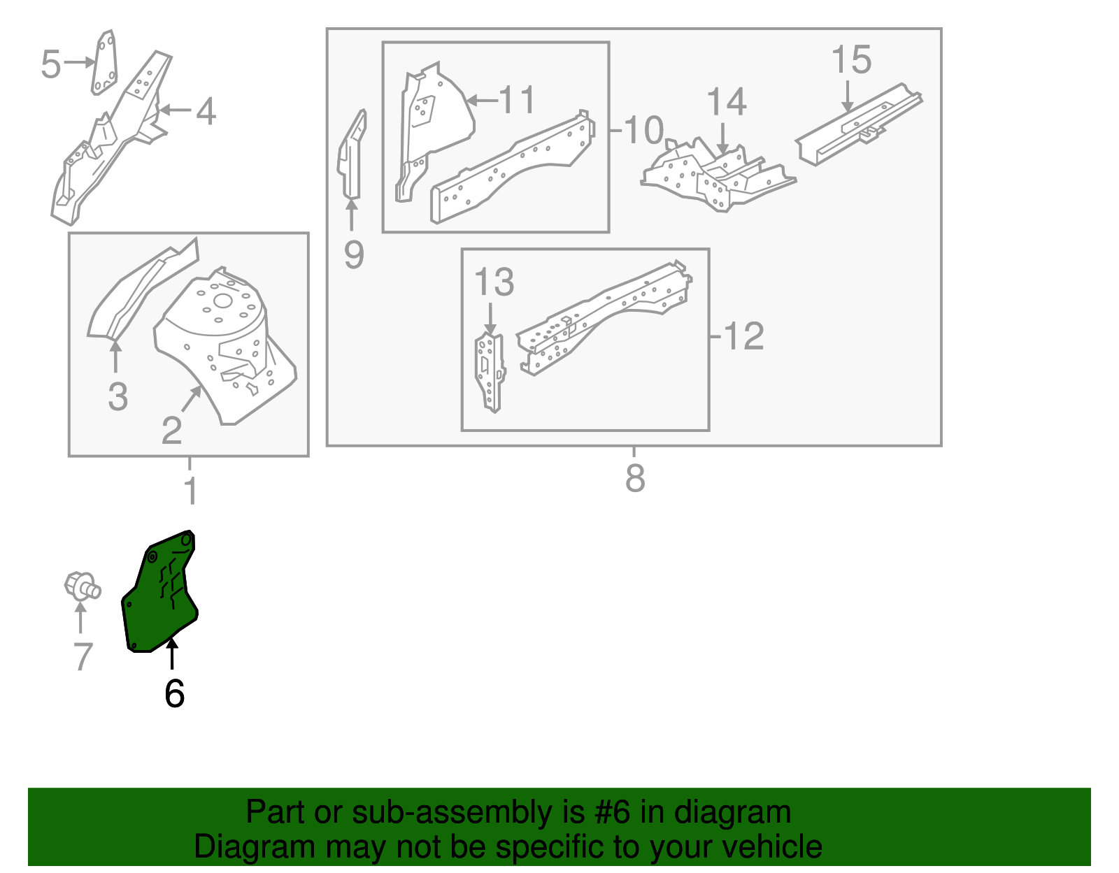2015-2024 Nissan Murano Splash Shield 64838-5AA0B | My Nissan Part