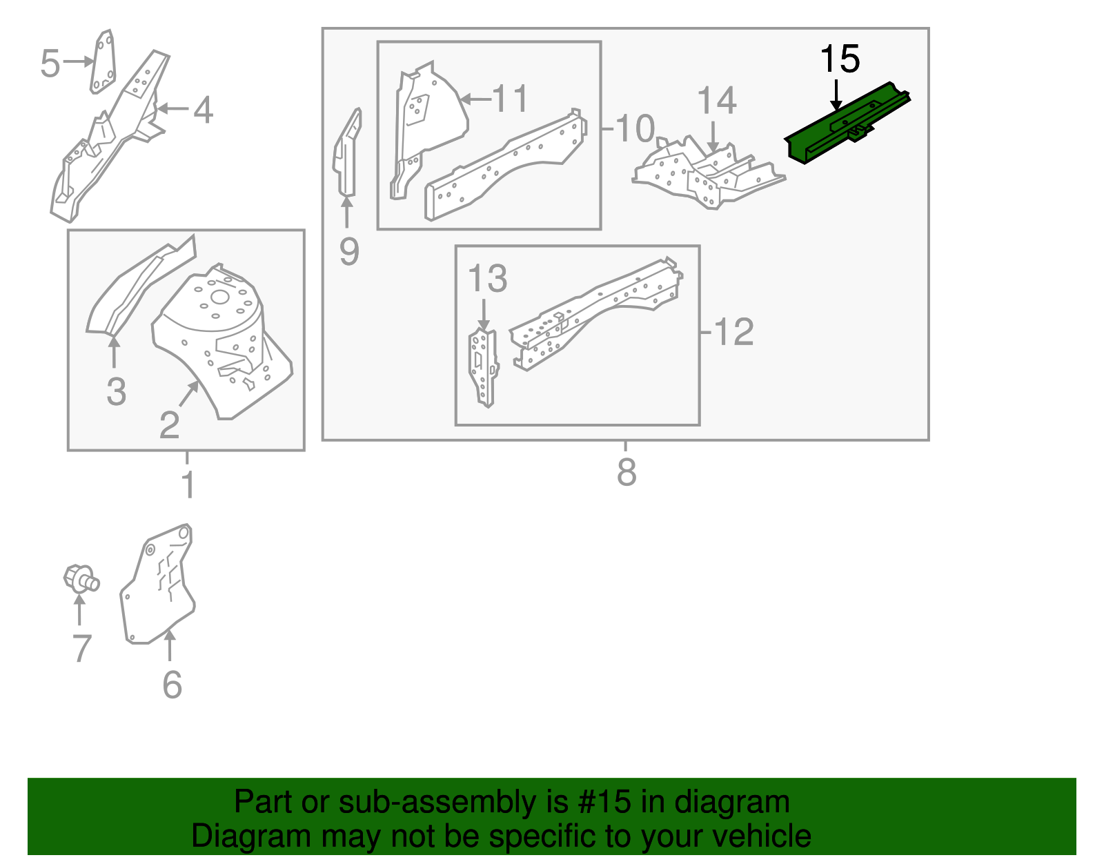 2015-2024 Nissan Murano Rail End G5181-5AAMA | Ziegler Nissan of Orland ...