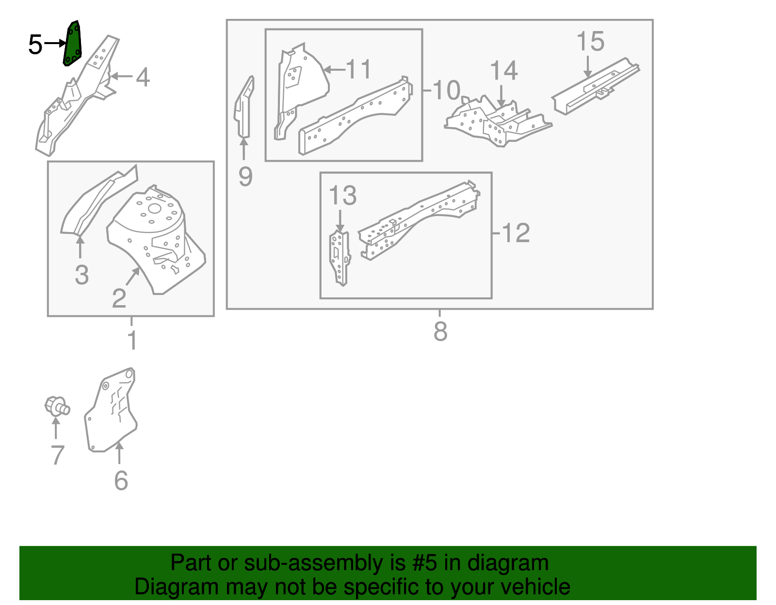 2015-2024 Nissan Upper Rail Grommet 648D8-3JA0A | Kline Nissan