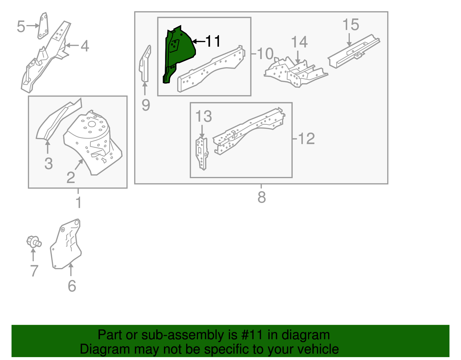 2015-2018 Nissan Murano Closing Plate F4130-5AAMA | Temecula Nissan Parts
