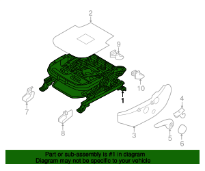 88500-D3520 - Seat Track - 2016-2017 Hyundai Tucson | World OEM Parts ...