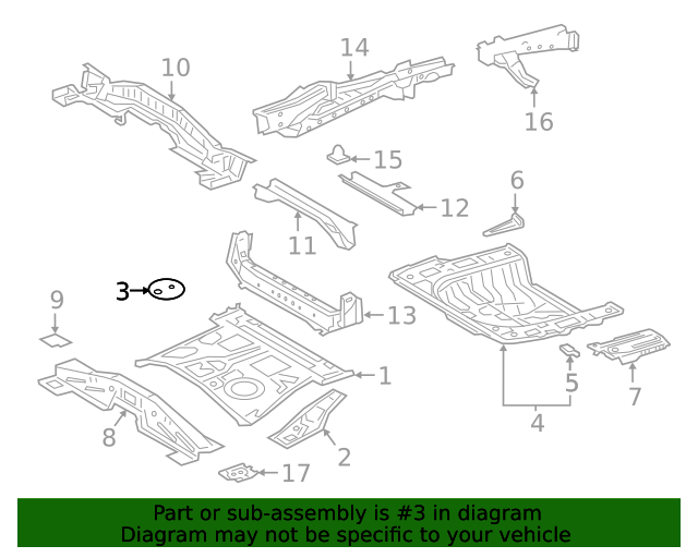 2019-2023 Toyota RAV4 Access Cover 58325-0R020 | Toyota Parts Center