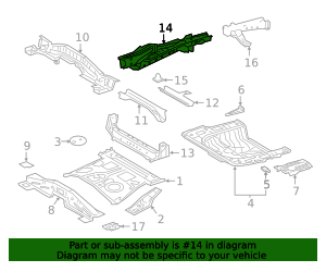 2019-2023 Toyota RAV4 Rail Assembly 57612-0R900 | Toyota Parts Center