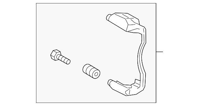 5G0-615-125-A - Caliper Mount 2015-2020 Audi | Audi OEM Parts
