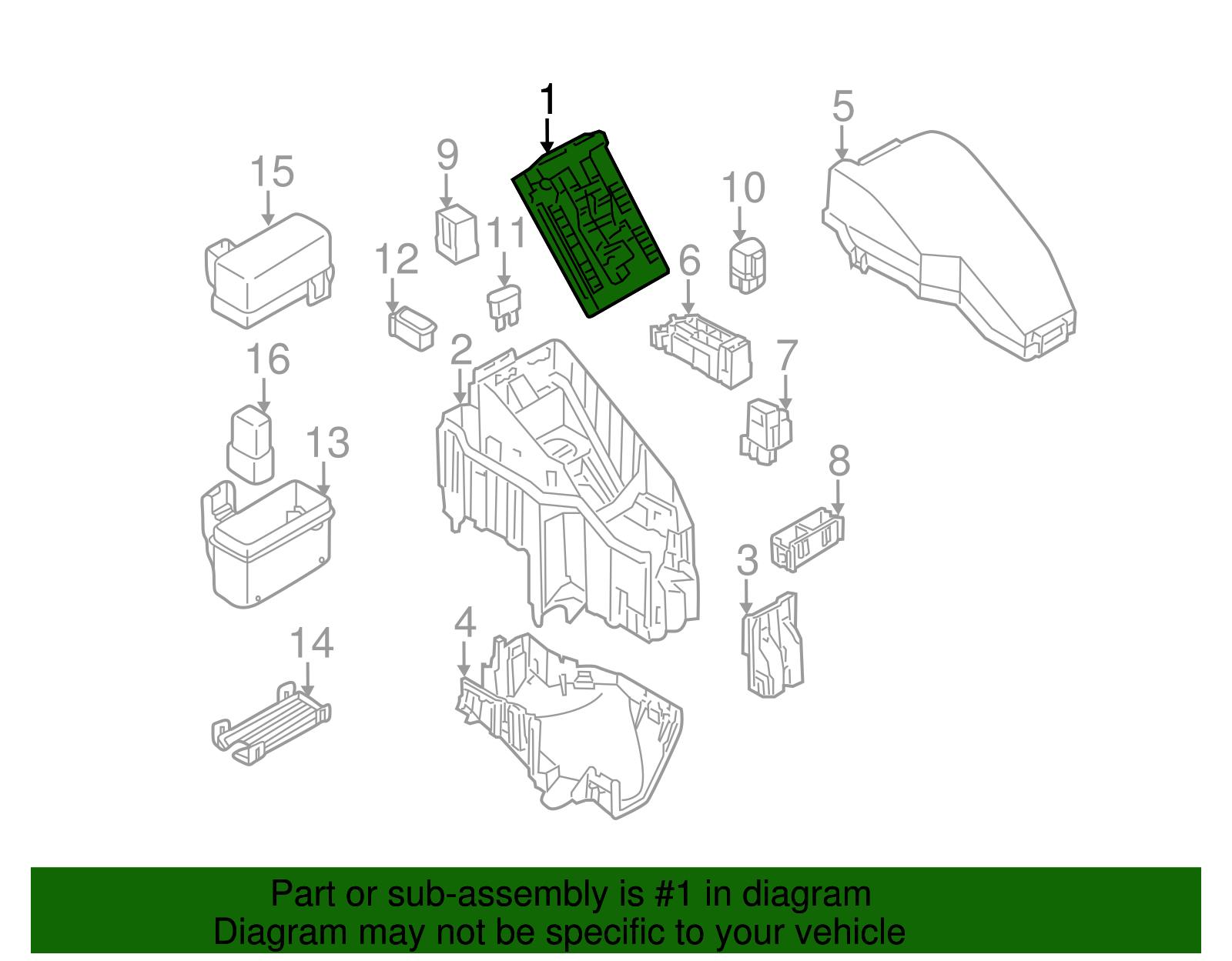 284B1-1JA6B - 2014-2017 Nissan Quest - Body Control Module | Anicra ...