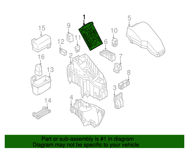 284B7-1JA3A - Controller 2011-2017 Nissan Quest | Nissan Parts ...