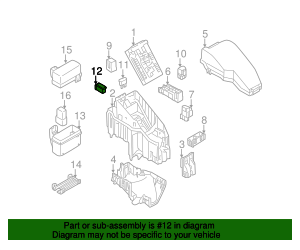 24370-C991C - Fusible Link 2011-2017 Nissan Quest | Nissan Parts ...