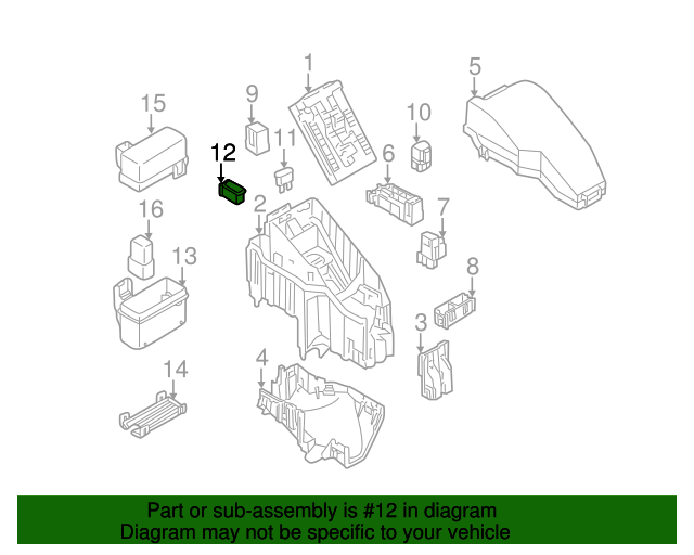 24370-C991C - Fusible Link 2011-2017 Nissan Quest | Nissan Parts ...