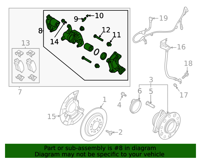 58310-R0A00 - Caliper 2022-2024 Kia Carnival | Kia.Parts Store