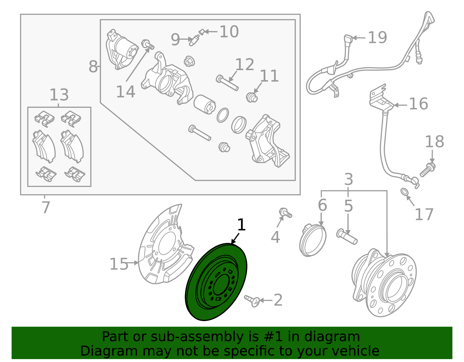 58411-R0000 - Disc Brake Rotor 2022-2025 Kia Carnival | Kia.Parts Store