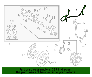 58950-R0100 - ABS Sensor 2022-2023 Kia Carnival | Kia.Parts Store