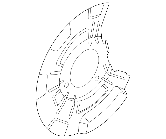 58245-R0000 - Backing Plate 2022-2023 Kia Carnival | Kia.Parts Store