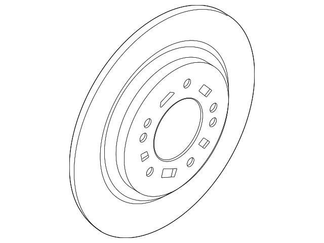 58411-R0000 - Disc Brake Rotor 2022-2025 Kia Carnival | Kia.Parts Store