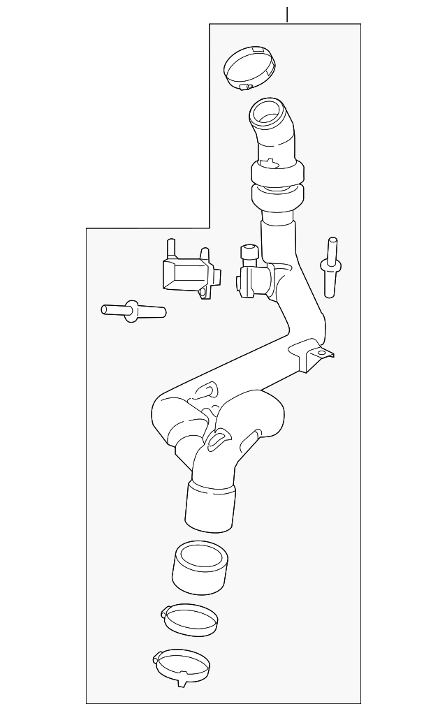 2015-2018 Ford Edge Air Inlet F2GZ-6C646-B | OEM Parts Online