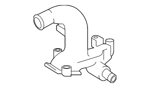 2006-2010 Toyota Highlander Water Outlet 16331-20080 | Toyota Parts Center