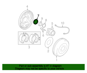 90310-58003 - Drive Axle Shaft Seal (Left, Right, Rear) - 2003-2020 ...