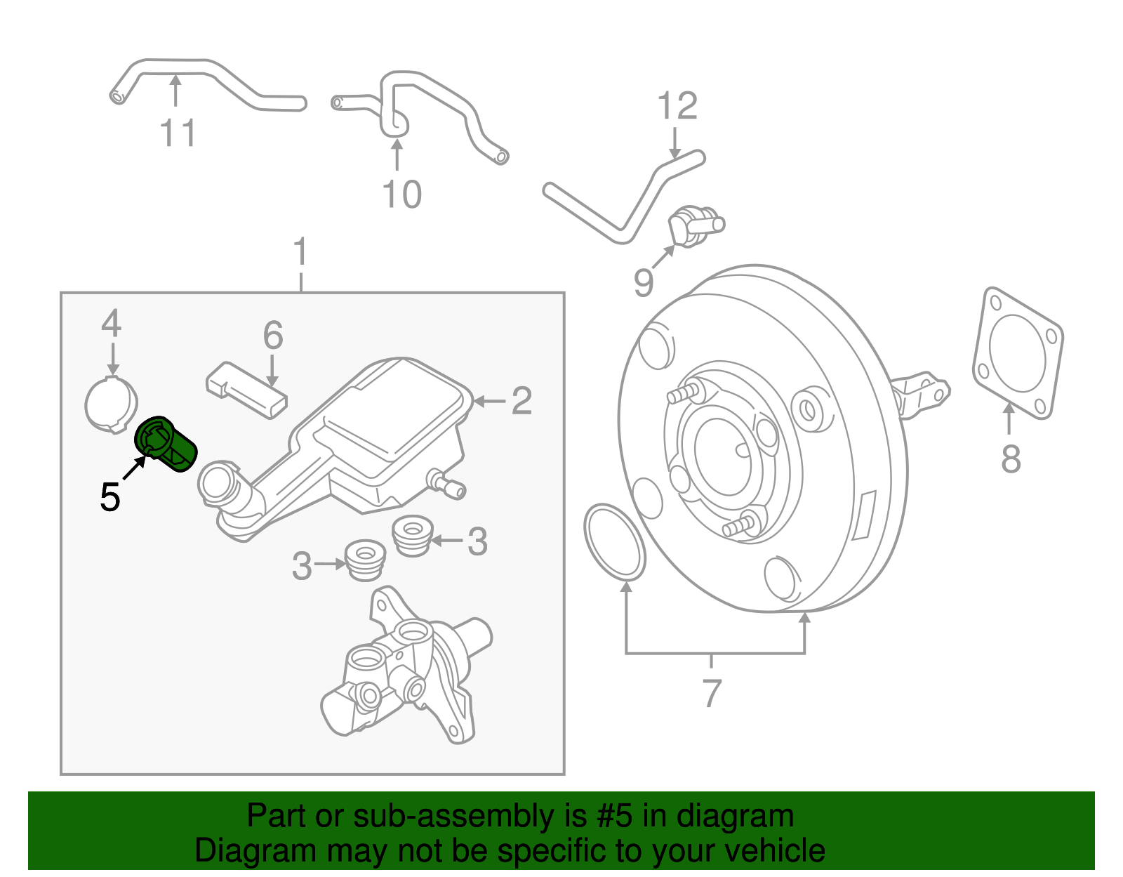 46093-1HK0A - Brake Master Cylinder Reservoir Strainer - 2012-2019 ...