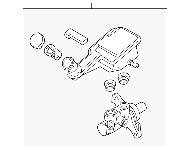 D6010-3BA6B - Master Cylinder 2012-2019 Nissan | Nissan Parts ...