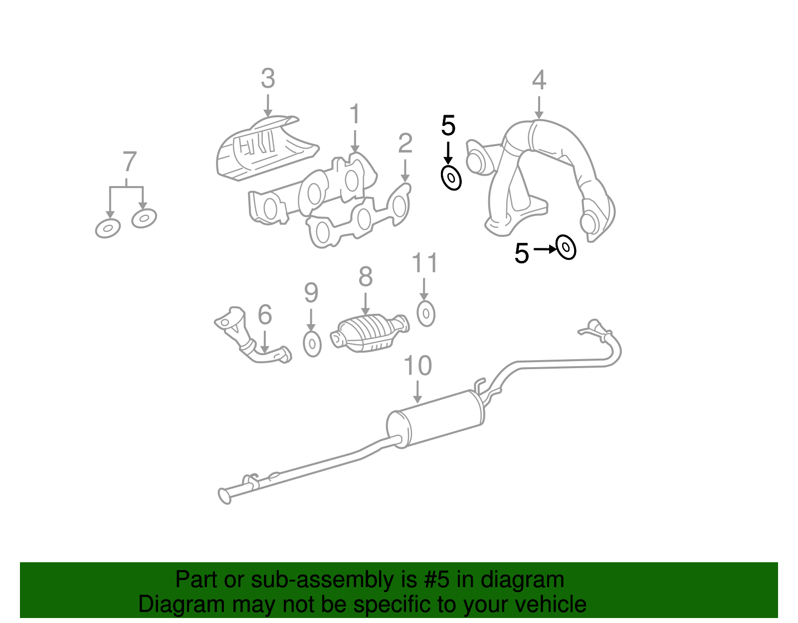 1995-2023 Toyota Gasket 90917-A6005 | Toyota Parts Center