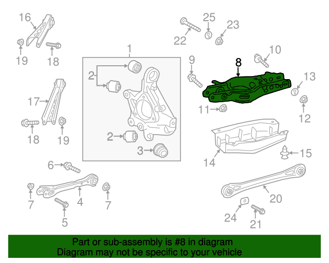 2013-2019 Cadillac Lower Control Arm (Replaces Part Number 22947075 ...