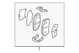 58101-E6A10 - Brake Pads Front 2017-2020 Kia Optima | Kia.Parts Store