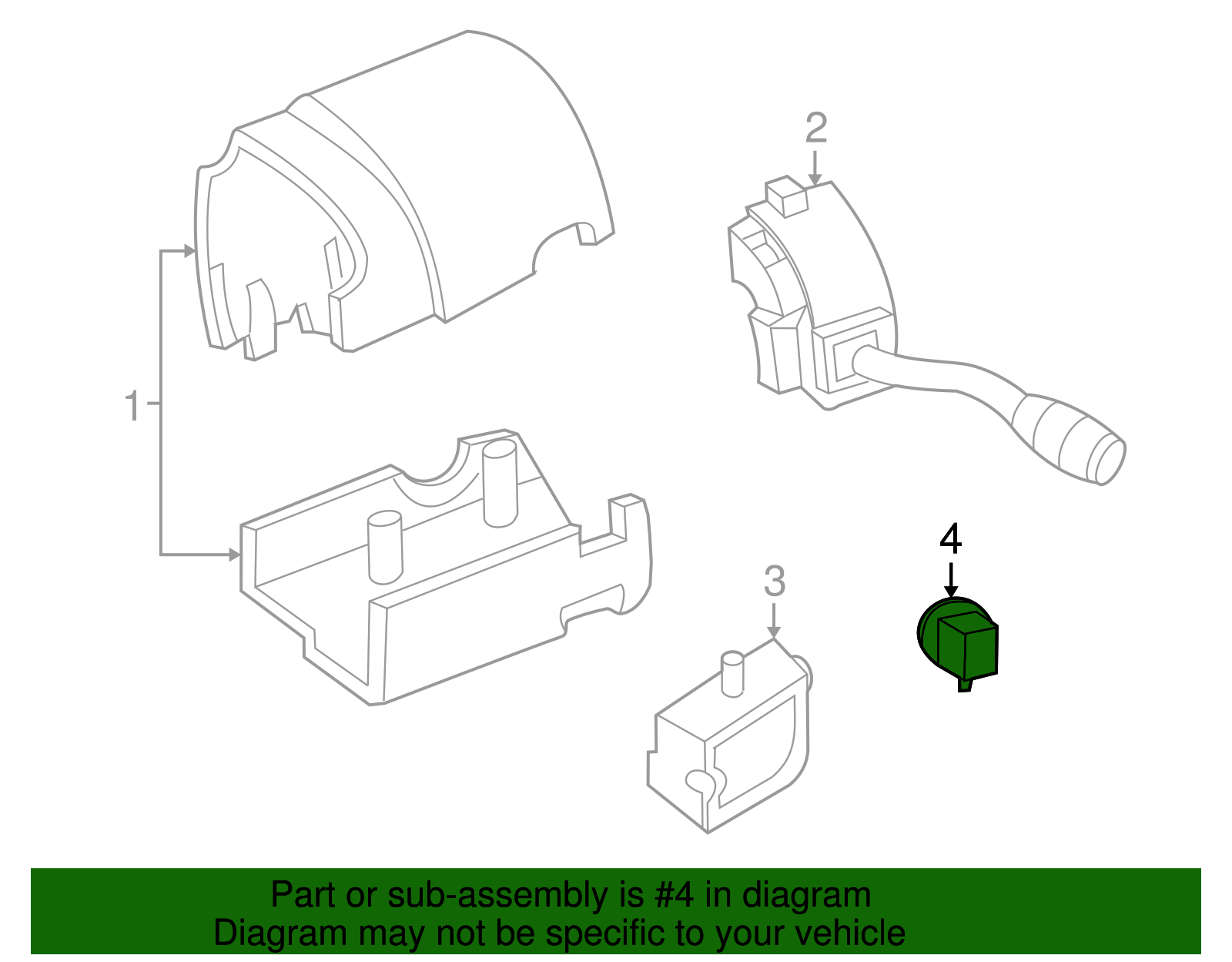 OEM Ford Ignition Lock Cylinder For 2002-2007 Ford - Part No. 5L8Z ...