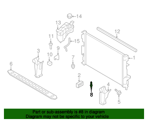 2007-2018 Volvo Radiator Drain Plug 30776240 | AutoNationParts.com