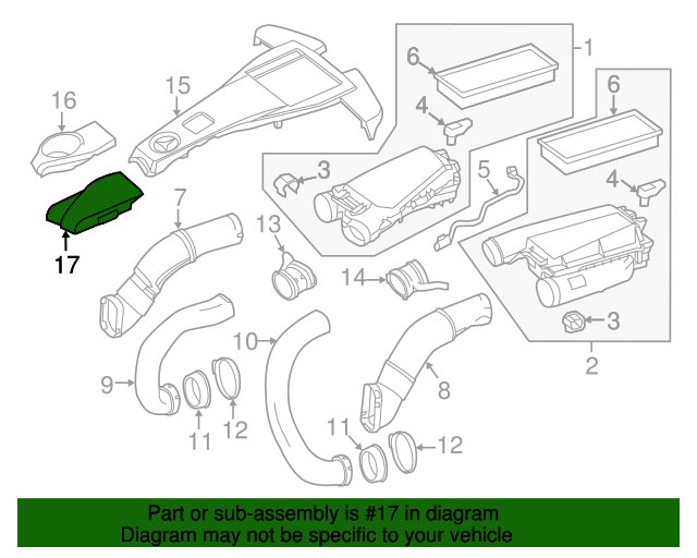 278-010-08-67 - Engine Cover 2011-2019 Mercedes-Benz | AutoNationParts.com
